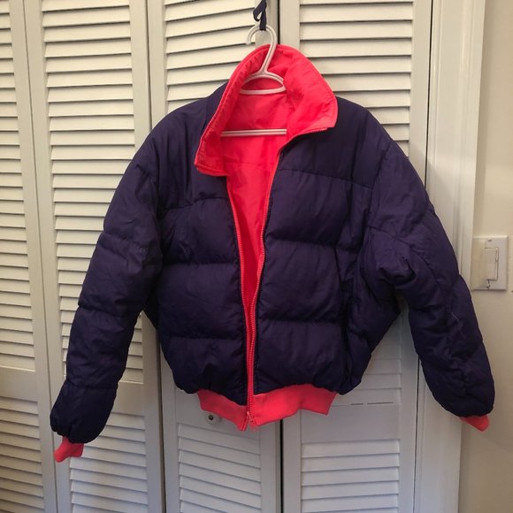 Columbia | Jackets & Coats | Columbia Vintage 8s 90s Neon Pink And ...